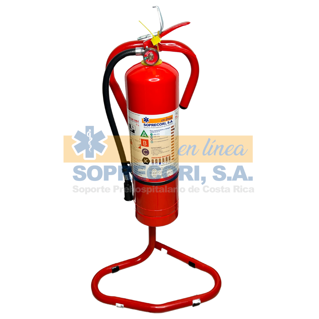 Base metálica para extintor tipo tubo – Grupo SOPRECORI, S.A.