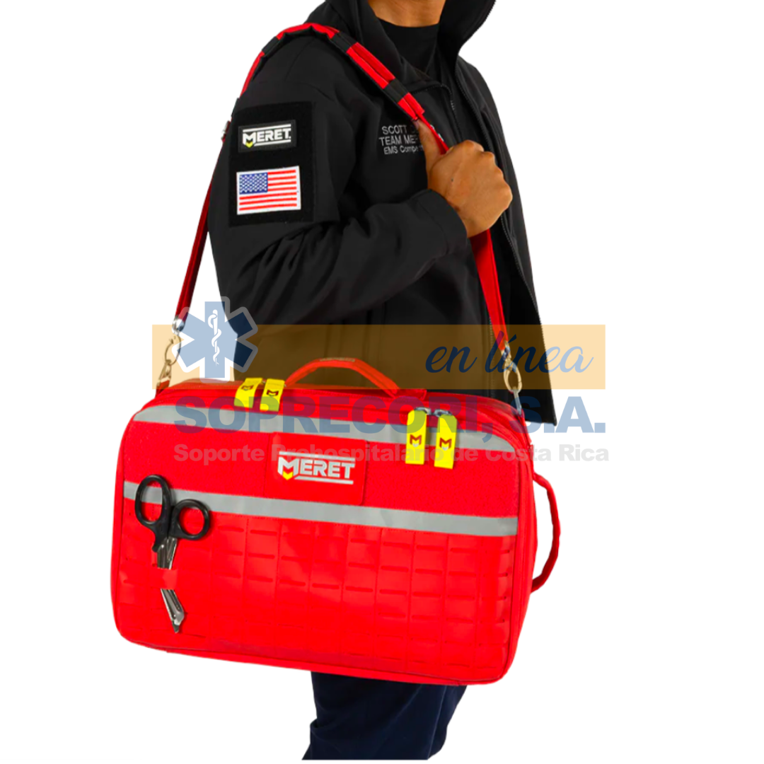 Botiquín de Primeros Auxilios doble uso (maletín-mochila) marca Meret ...